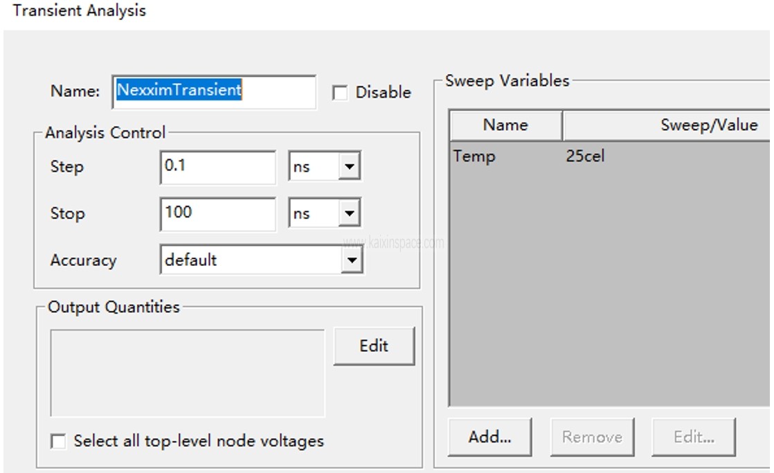 使用Circuit组件验证生成IBIS模型的正确性（DSPF vs IBIS） - 藍色天空