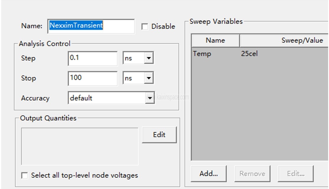 使用Circuit组件验证生成IBIS模型的正确性（DSPF vs IBIS） - 藍色天空