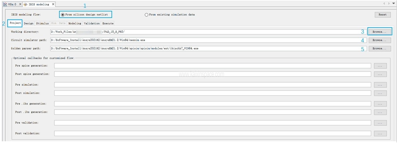 使用 Io Dspf Netlist 生成对应的ibis模型 藍色天空