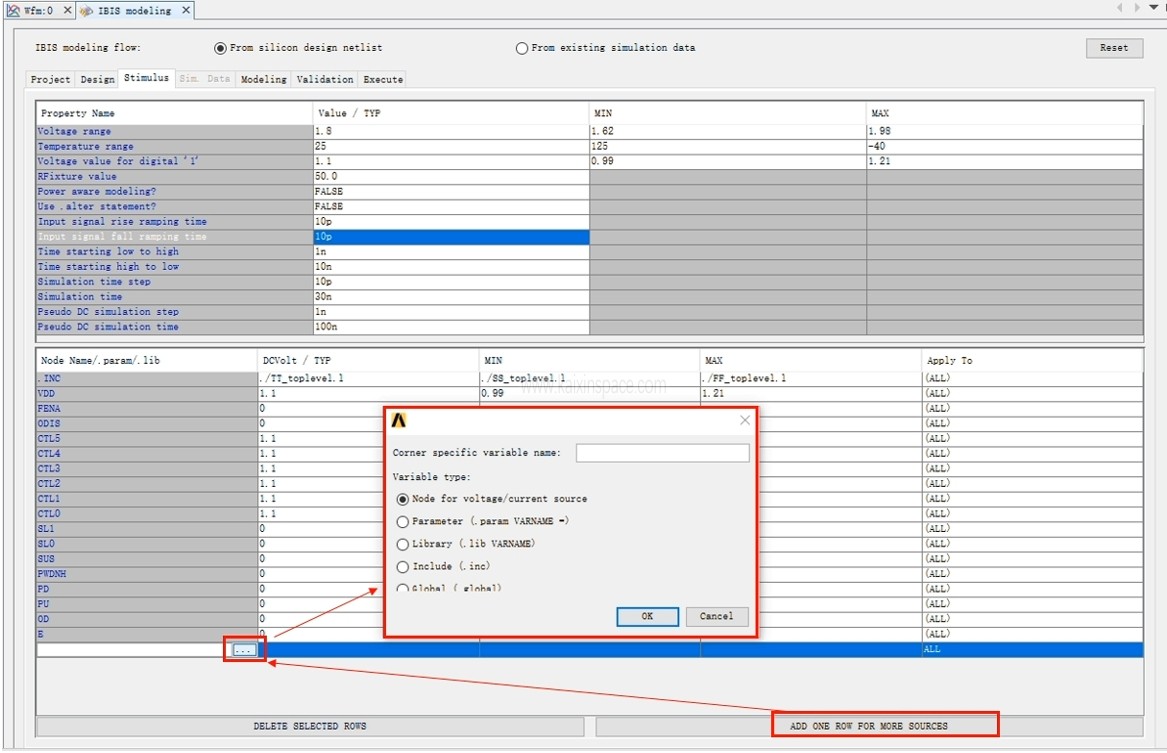 使用 Io Dspf Netlist 生成对应的ibis模型 藍色天空