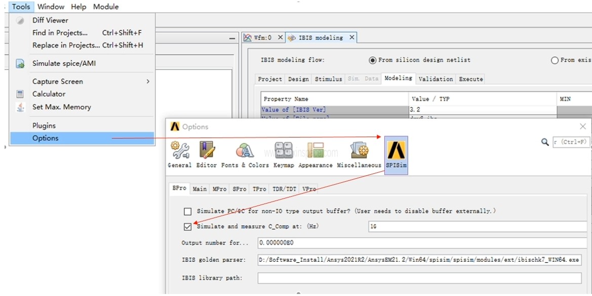 使用 Io Dspf Netlist 生成对应的ibis模型 藍色天空
